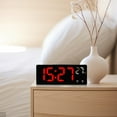 Xssm Digital Alarm Clock – Dual Customizable Alarms, Raised Nap Buttons ...