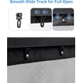 Privacy Garage Door Screen for 2 Car Garage 16x7ft - Retractable Slide ...