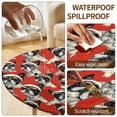 YESAD Elastic Tablecloth For Round Tables, Waterproof Tablecover For Up ...
