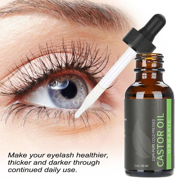 Lyumo Natural Castor Oil Eyelash Eyebrow Growth Serum Moisturizing Body