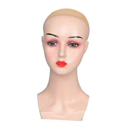 Female Mannequin Head Stable Base Holder for s Making Hairpieces Hats ...