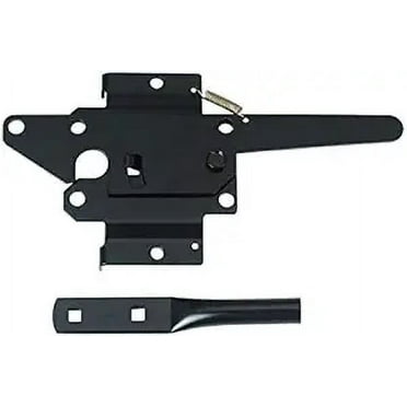LAJIAOZ Heavy Duty Outdoor Fence Gate Latch, Self-Locking, Black Finish ...