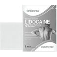 "SINSINPAS Lidocaine 4% Pain Relief Patches, Numbing Anesthetic, 5""x3 ...