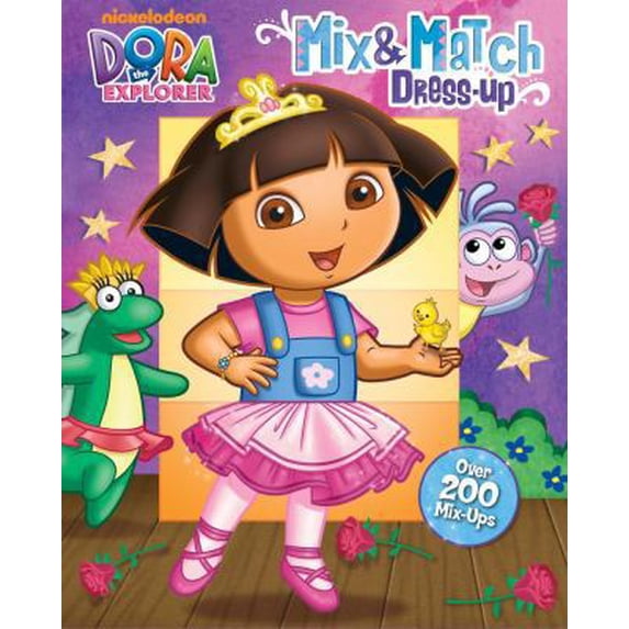 Pre-Owned Dora the Explorer Mix & Match Dress-Up (Board book ...