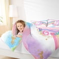 Aikeke Animal Unicorn Queen Bedding 7pcs, Kawaii Flower Rainbow Bedding ...