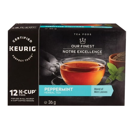 Our Finest Peppermint Herbal Tea K-Cup Pods, 12 Pods - Walmart.ca