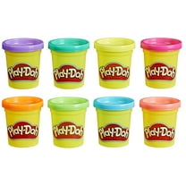 Play-Doh Neon 8-Pack, Non-Toxic, 8 Colors Modeling Compound for Kids - Walmart.com