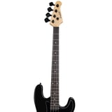Sawtooth EP Series Electric Bass Guitar, Satin Black w/ Black Pickguard ...