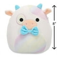 Squishmallows Official Kellytoy Plush 8 inch Belozi the Cow - Ultrasoft ...