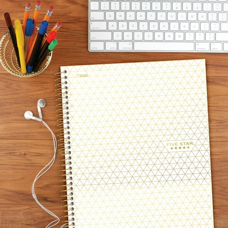 Gold 5 Star Notebook