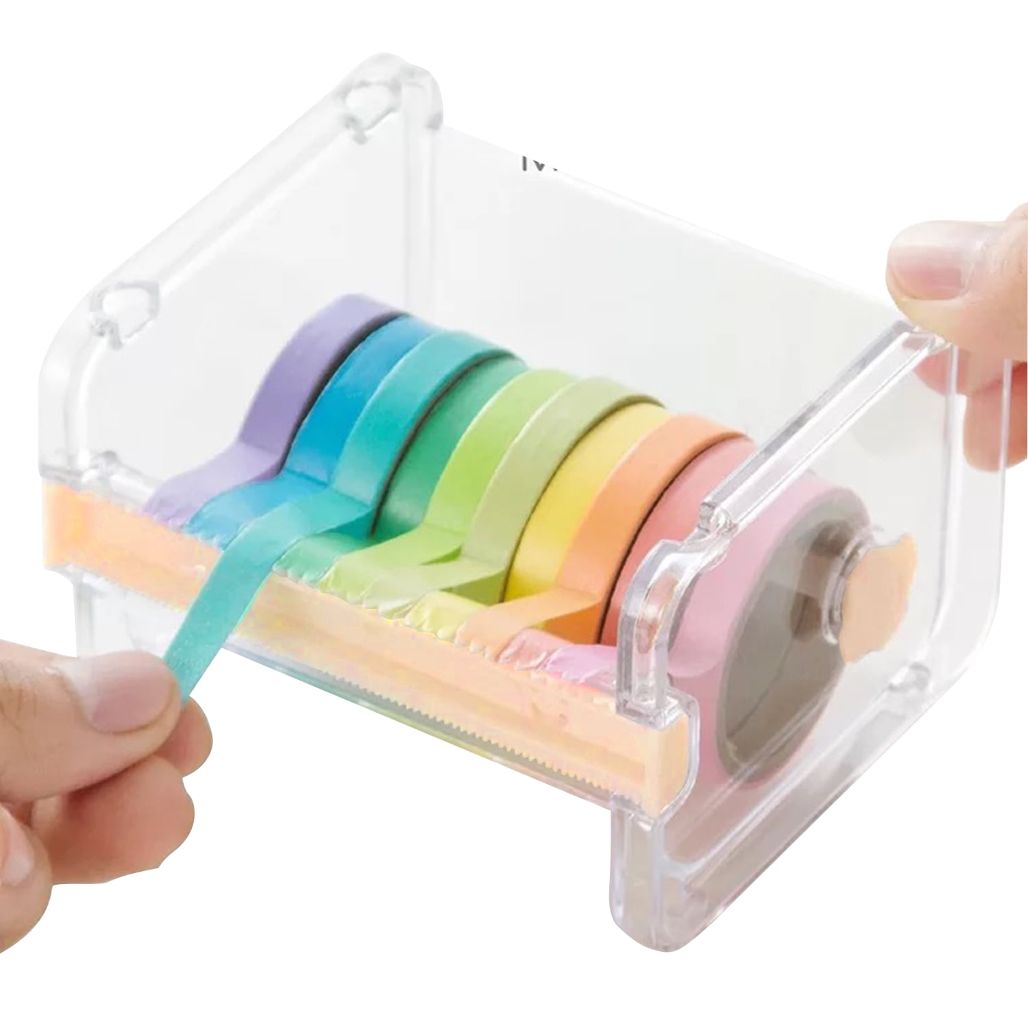 Lvcheng Tape Dispenser Roll Tape Storage Box Desktop Diy Sticker Roll Tape Dispenser Dispenser Desk Accessories