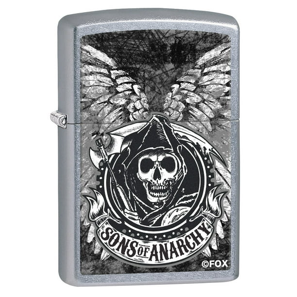 Zippo Lighter: Sons of Anarchy Wings - Street Chrome 79404 - Walmart.com - Walmart.com