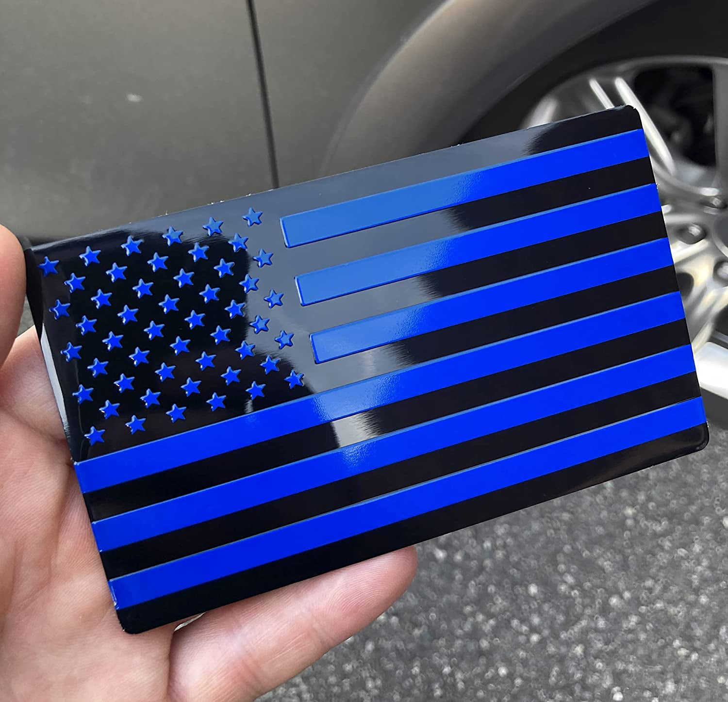 MULL USA Black Flag Auto Car Fender Emblem for Cars Trucks Laptop Walls ...