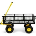 Simpli-Magic 1100-lb Capacity Yard Cart with Removable Mesh Sides ...