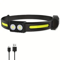 Rechargeable Headlamp Work Head Light Micro USB Head Lamp To Wear for ...