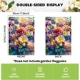 Colorful Flower Fresh Natural Romance Outdoor Garden Flag 30x45cm 1 ...