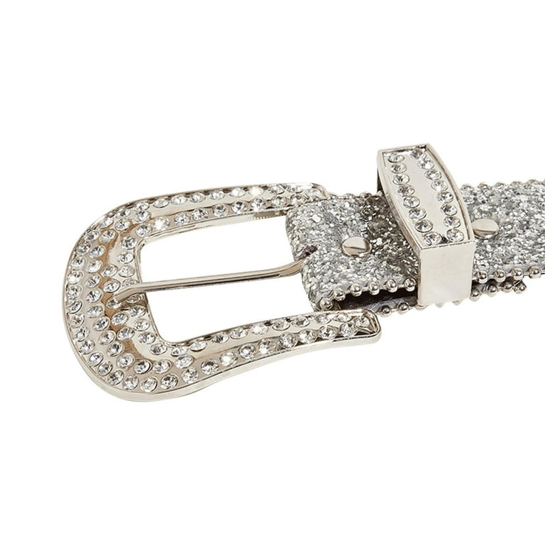 Fashion Women Belt PU Leather Casual Shinning Rhinestone Fashion Women Belt PU Leather Casual Shinning Rhinestone