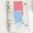 Photo Album Protector, 3.94x7.76" PVC Cover 6-Ring Design for Cards ...