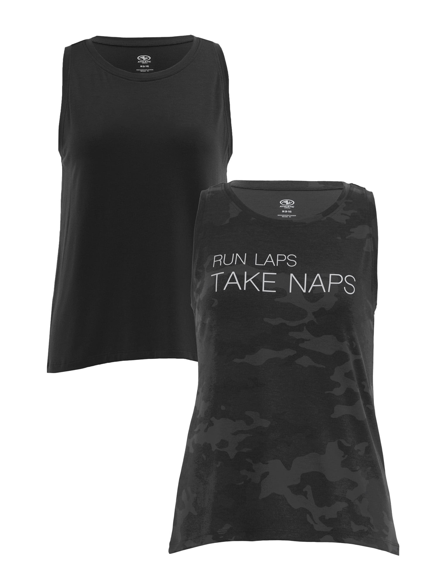 Athletic Works Women's Graphic Tank Bundle, 2-Pack - Walmart.com