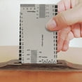 Guitar Action Height Gauge Set: Straight Edge Ruler with Notched Neck ...