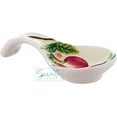 Servette Home Mini Ceramic Spoon Rest Apple Kitchen Décor Teaspoon Tea ...