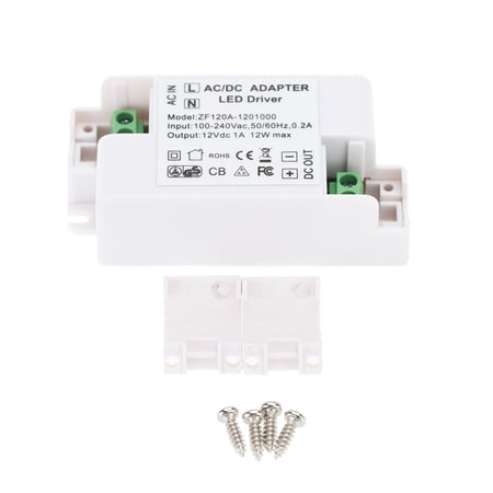 Hall: 100-240V output: DC 12V 12W, LED bulb transformer driver ...