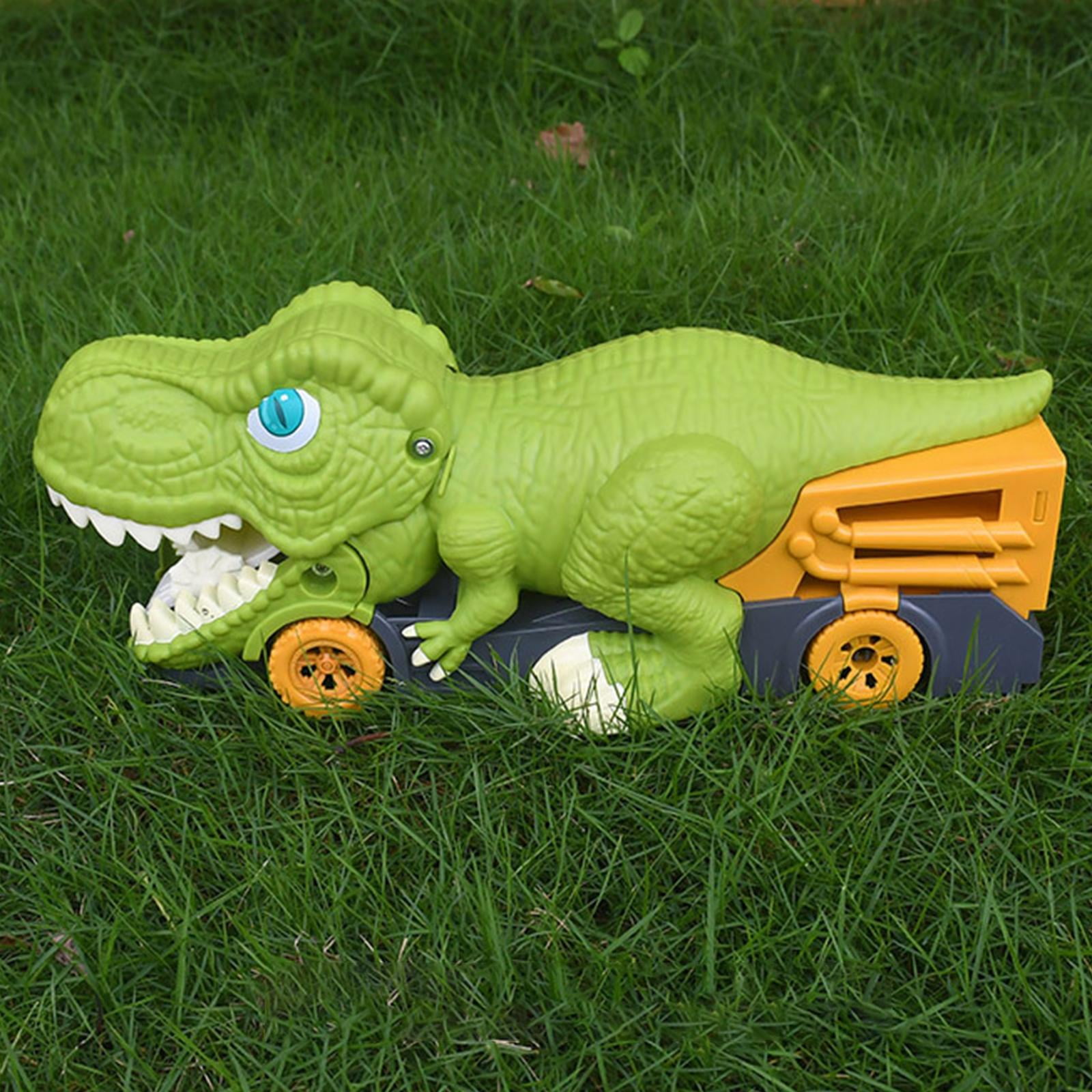 Dinosaur Devouring Cars Carrier Truck Dinosaur Swallow Mini Cars Game ...