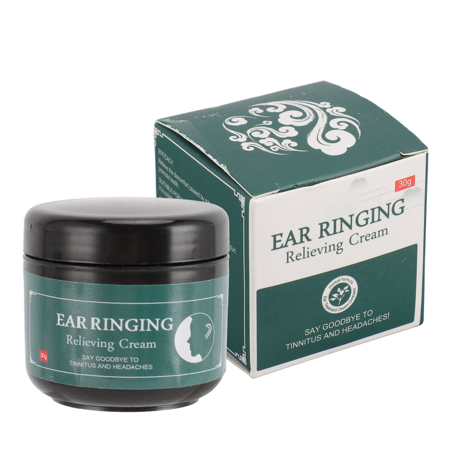 Ear Ringing Relief Cream, Calming Herbal Ingredients Relieve Earache ...