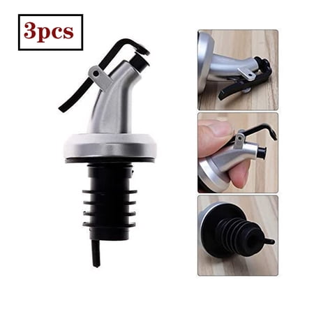 3X Plastic Bottle Pourer Schnapps Pourer Pourer Oil/Vinegar Automatic ...