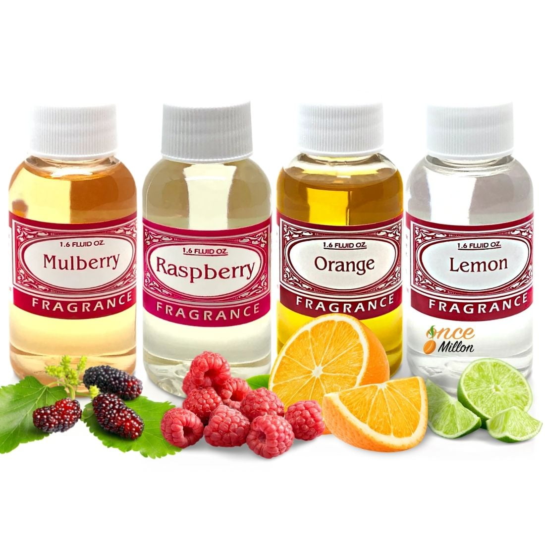 Fruity Concentrated 2.0 fl oz Fragrances Oil Pack Raspberry, Mulberry ...