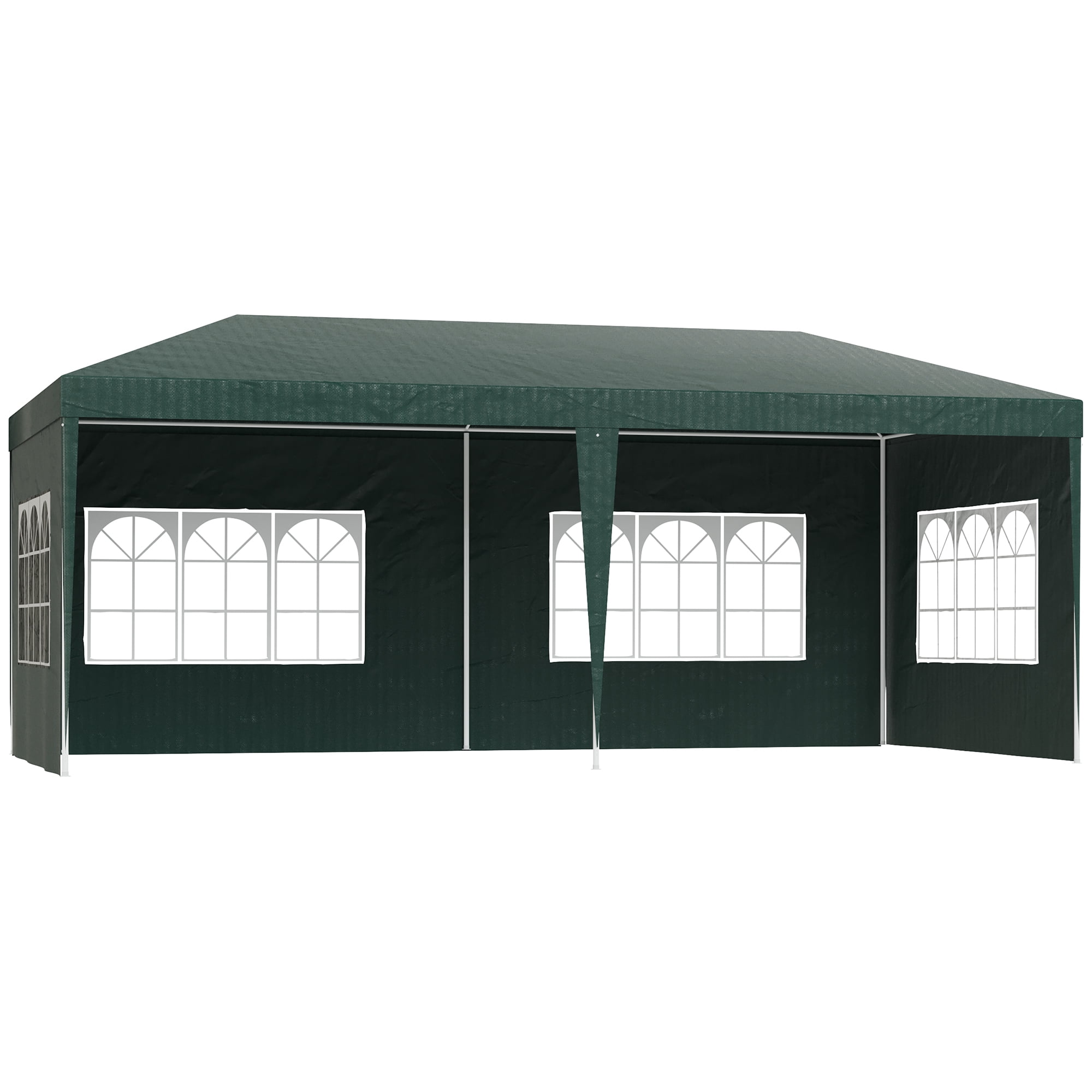 Click here for Outsunny 19 X 9 Party Tent Gazebo Canopy  Green 18... prices