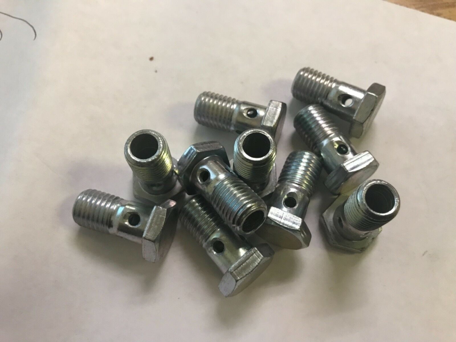 10 OEM Cummins New Part # 3903035 M12 1.5 X 24MM Box Banjo Connector ...