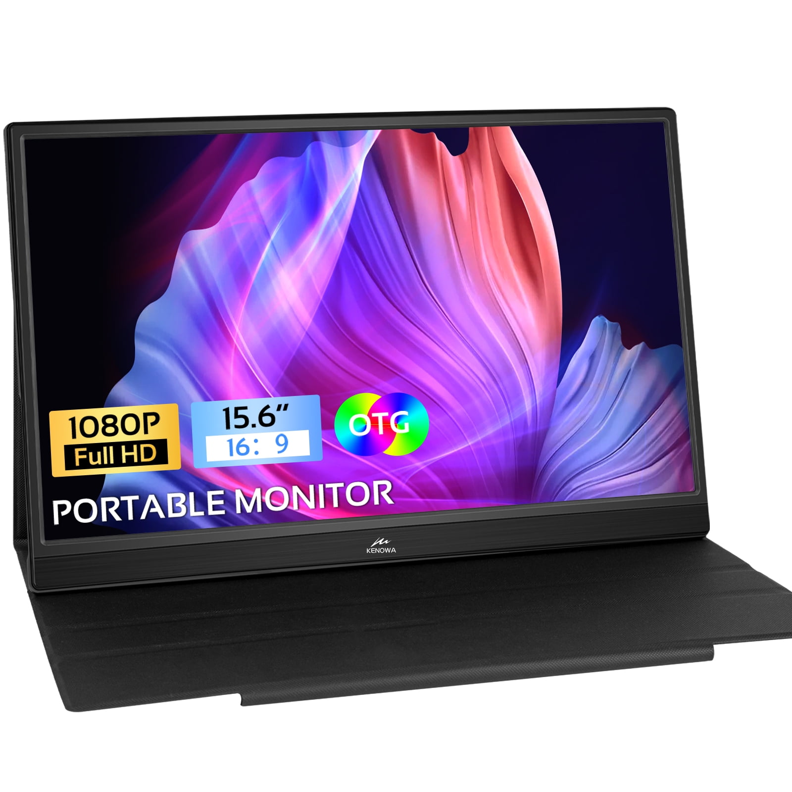 Buy KENOWA Portable and Ultra Thin Monitor, 15.6 1080P Laptop Monitor ...