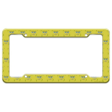 Curly Mustache, Funny License Plate Tag Frame, Multiple Colors ...