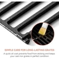 463365021 Cast Iron Grill Grates for Charbroil Performance 4 Burner ...