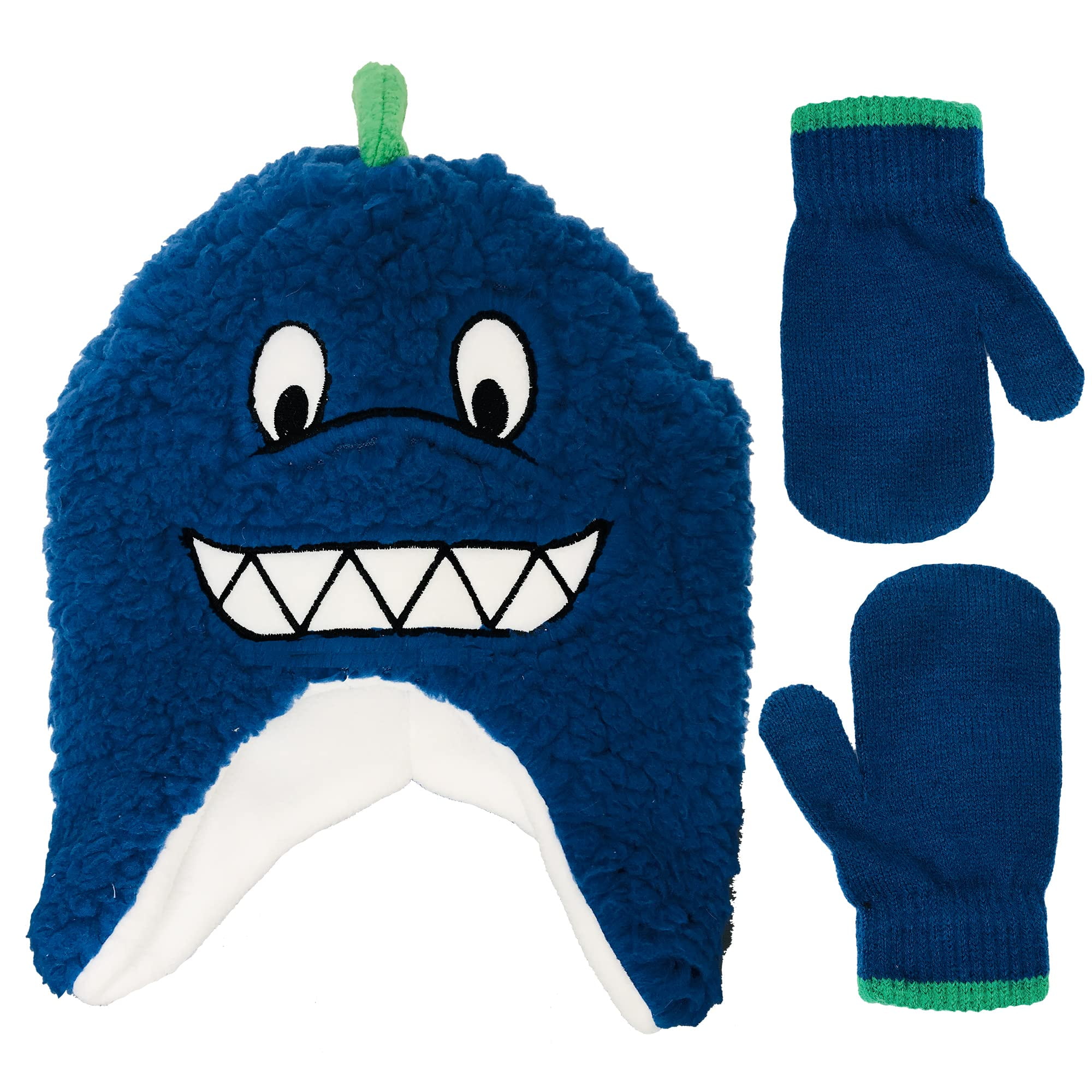 PEAK 2 PEAK Boys Dinosaur Face Critter Scandi Cold Weather Hat and ...