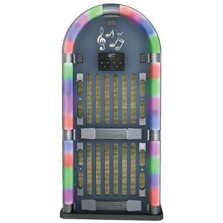 PPG Mostalgic Bluetooth Jukebox Speaker System with Neon Lights ...