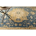 Mark&Day Area Rugs, 2x4 Roblin Traditional Navy Hearth Area Rug (2' x 4 ...