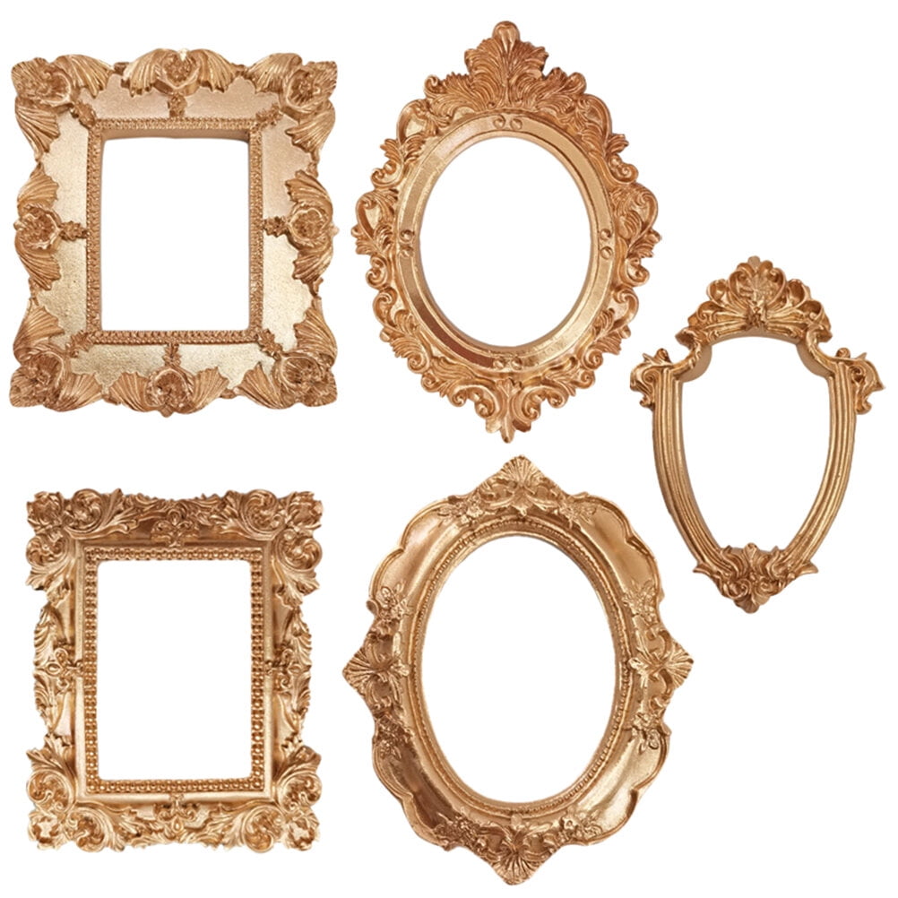 NUOLUX Frame Picture Photo Display Mini Baroque Frames Resin Stand ...