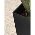 Veradek Pure Series Midland 26" Plastic Planter 2-Pack Black - Walmart.com