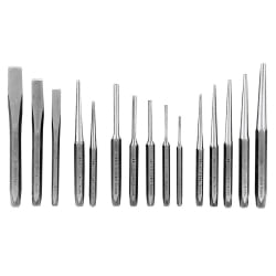K Tool International Punch & Chisel Set 15Pc" Plastic Tray - Walmart.com