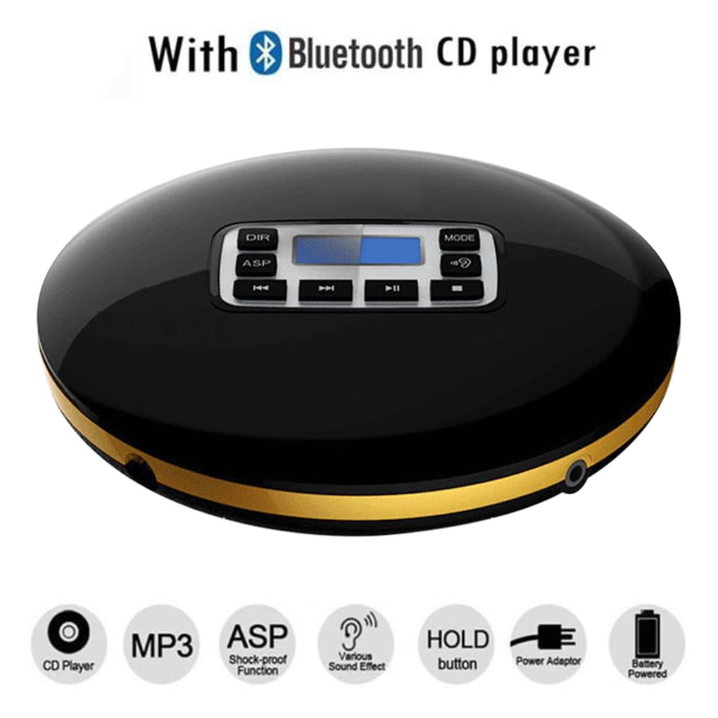 ruzhgo CD Player Portable Bluetooth Player Personal Compact LCD Screen ...
