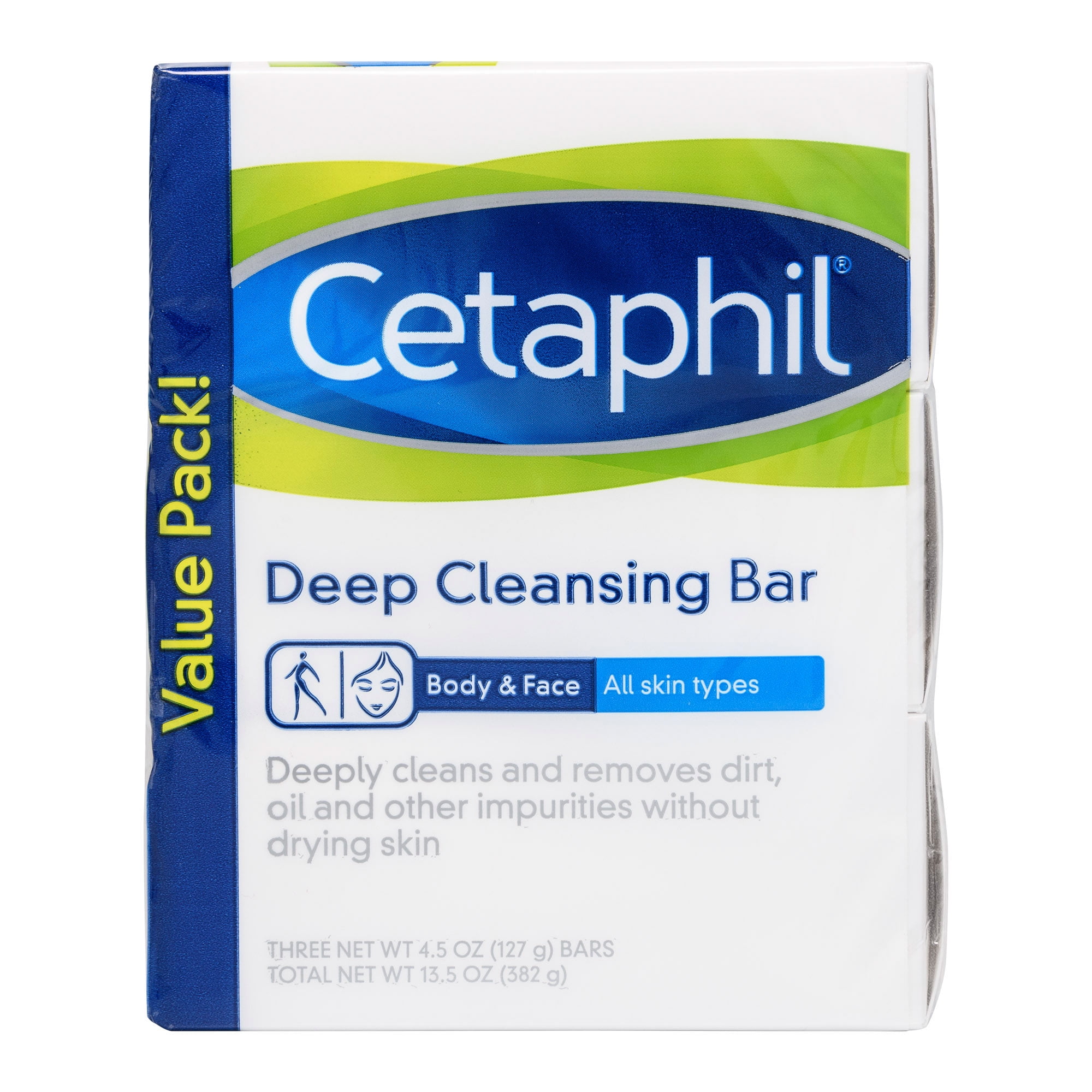 Cetaphil Deep Cleansing Bar 4 5 Oz 3 Count