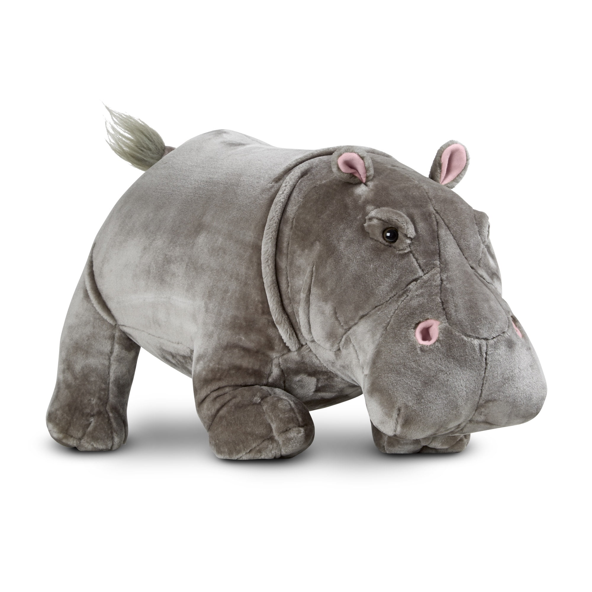 Melissa & Doug Giant Hippopotamus - Lifelike Stuffed Animal (over 2 ...