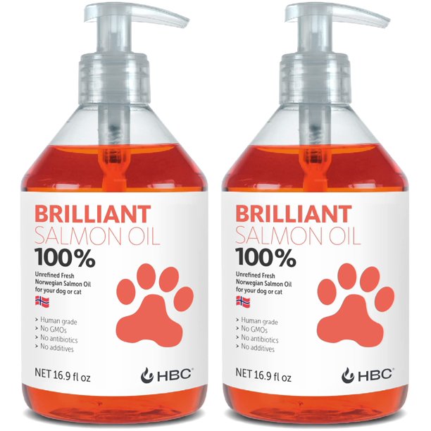 Omega 3 Fish Liquid Supplement for Dogs, Cats & Puppies - Supports Coat ...