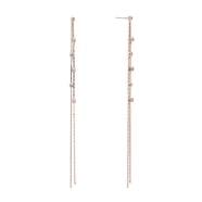 Time and Tru Silvertone Pull-Through Loop Hoop Earrings - Walmart.com