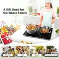 Double Electric Induction Stove, Sunmaki 1800W Portable Induction ...