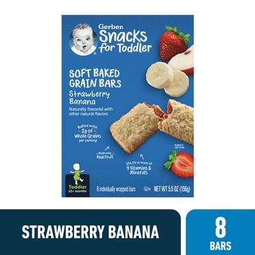 Gerber Soft Baked Grain Bars, Cinnamon, 0.68 oz Box - Walmart.com