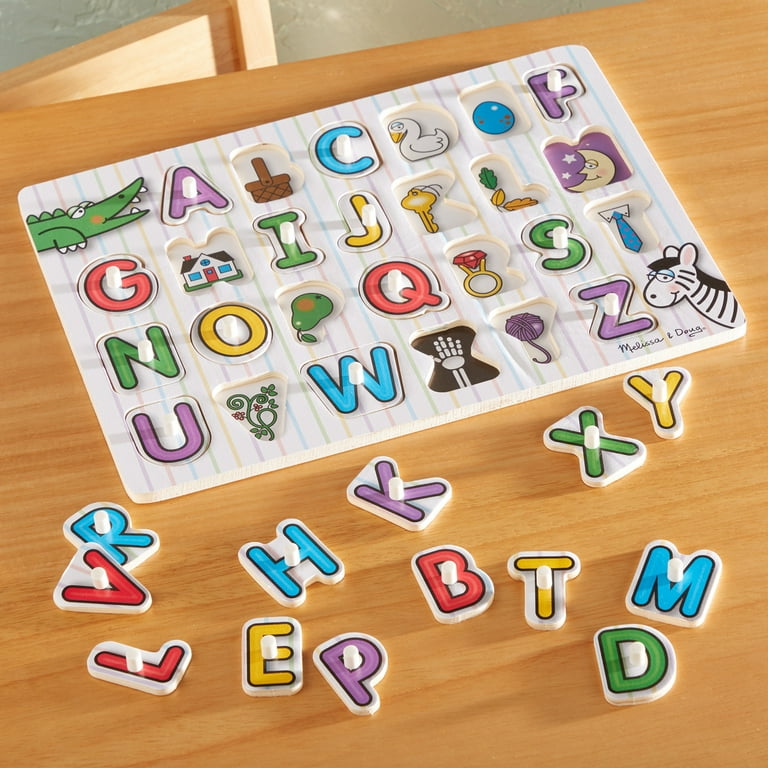Y Doug Alfabeto Melissa & Doug Store Alphabet Sound Puzzle