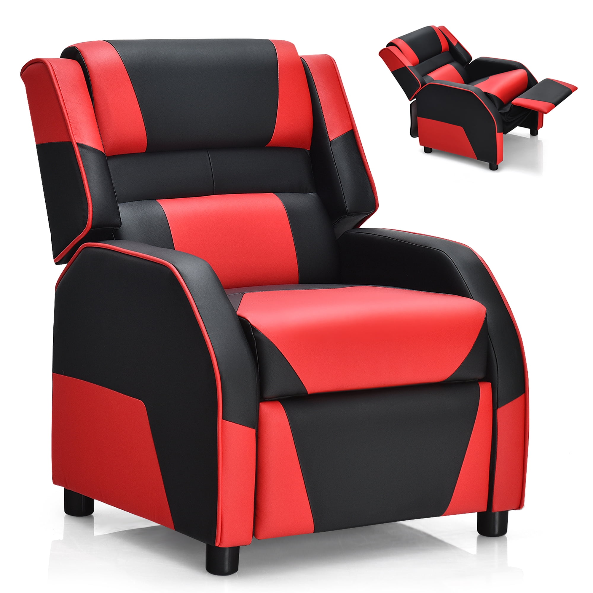 Click here for Gymax Gaming Recliner Sofa Pu Leather Armchair For... prices